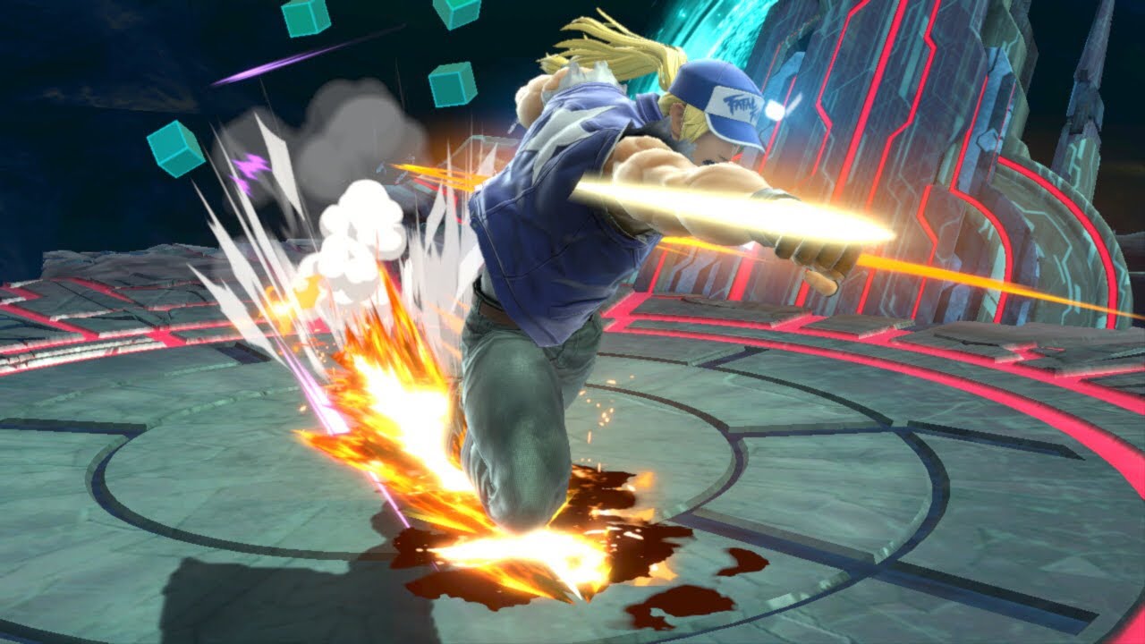 Terry Bogard bodied belting with Buster Wolf Power Geyser at Young Link ...