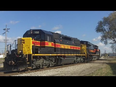 IAIS 150- SD38-2 Leads BICB, East Moline, IL - YouTube