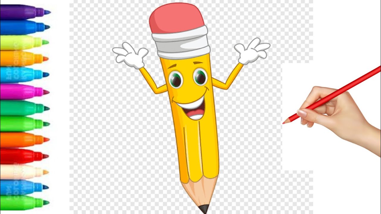 pencil | pencil drawing | how to draw pencil easy drawing - YouTube