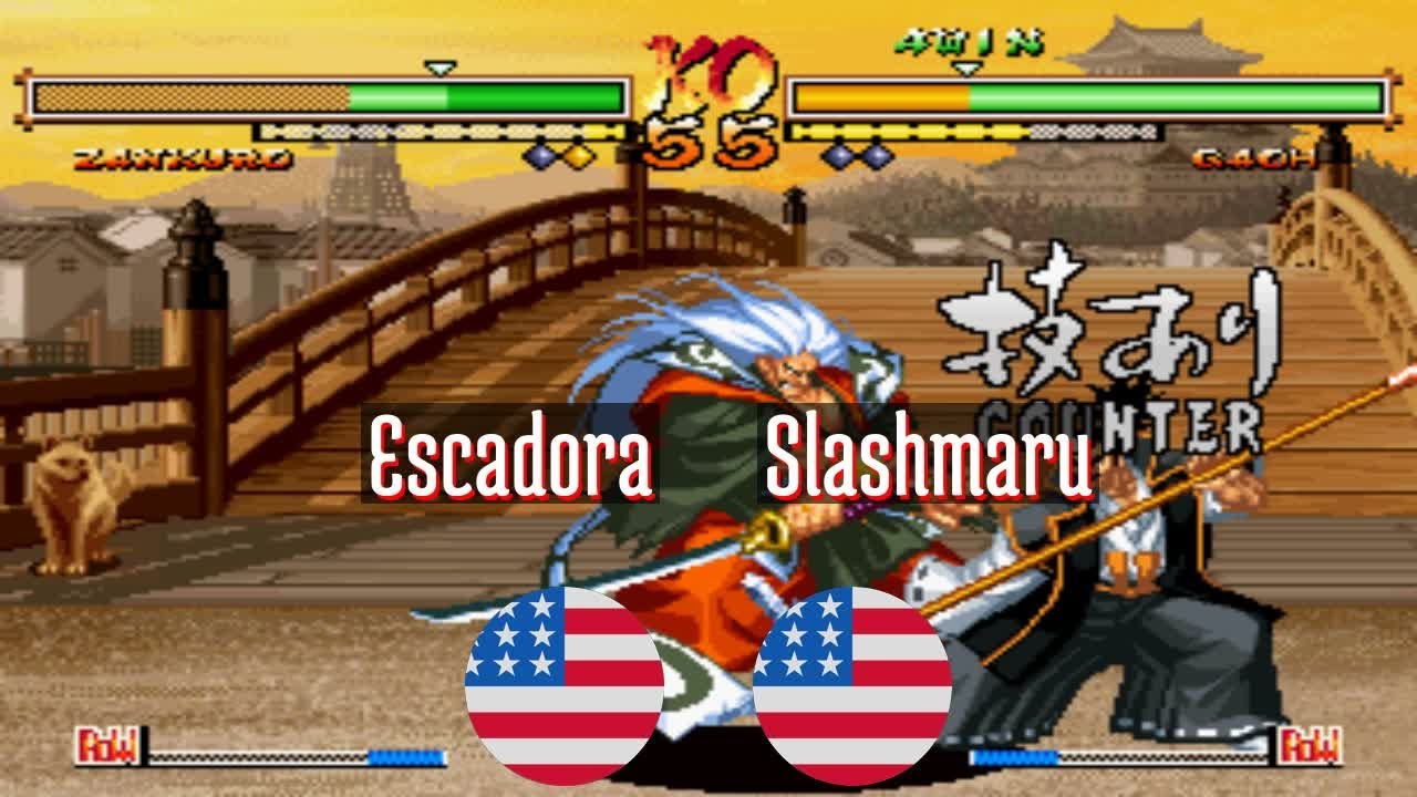 @samsh5sp: Escadora (US) vs Slashmaru (US) [Samurai Shodown V Special ...
