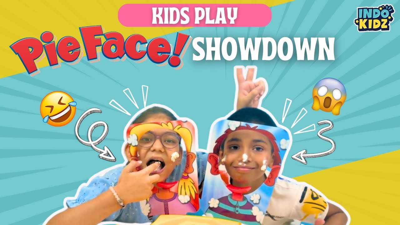 Kids' Ultimate Pie Face Showdown: Who Gets Creamed?" #piefacegame # ...