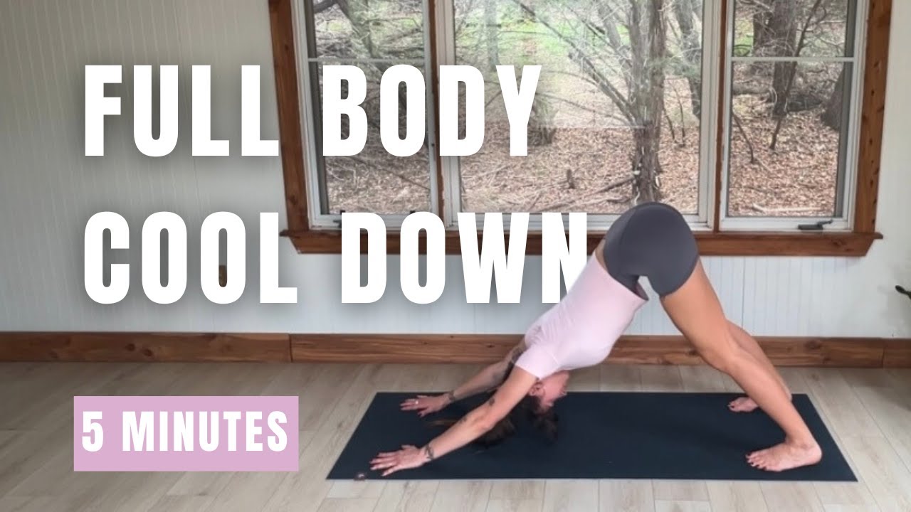 5 MIN COOL DOWN - Full Body For Post Workout - Stretch - YouTube