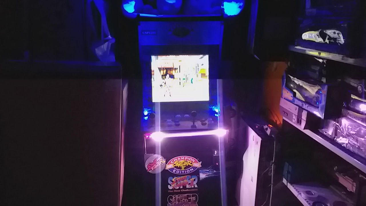 Arcade 1up Mod Street Fighter cabinet - YouTube