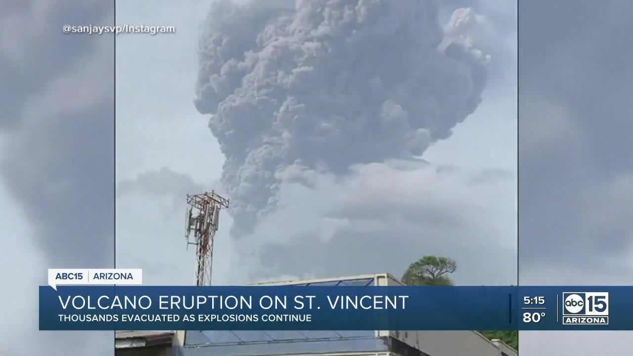 ASU expert discusses St. Vincent volcano eruption - YouTube