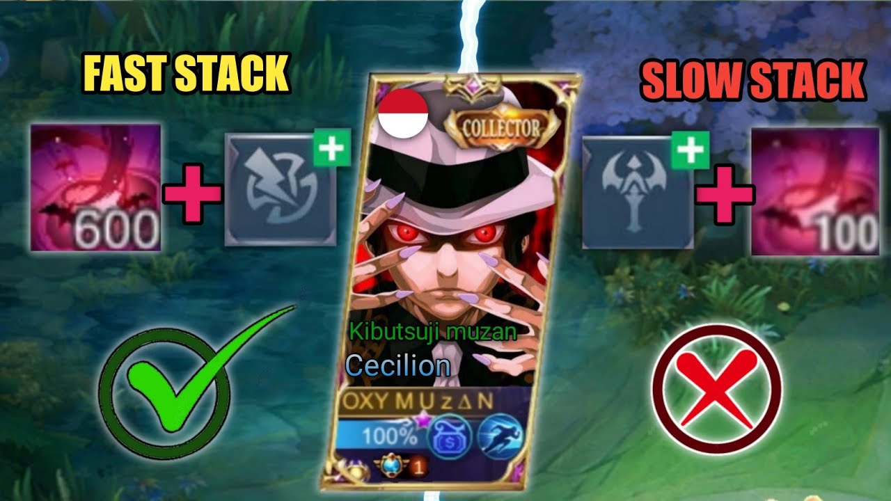 CECILION 600 STACK HACK DAMAGE !! - EPIC COMEBACK GAMEPLAY!!! - MOBILE LEGENDS - YouTube