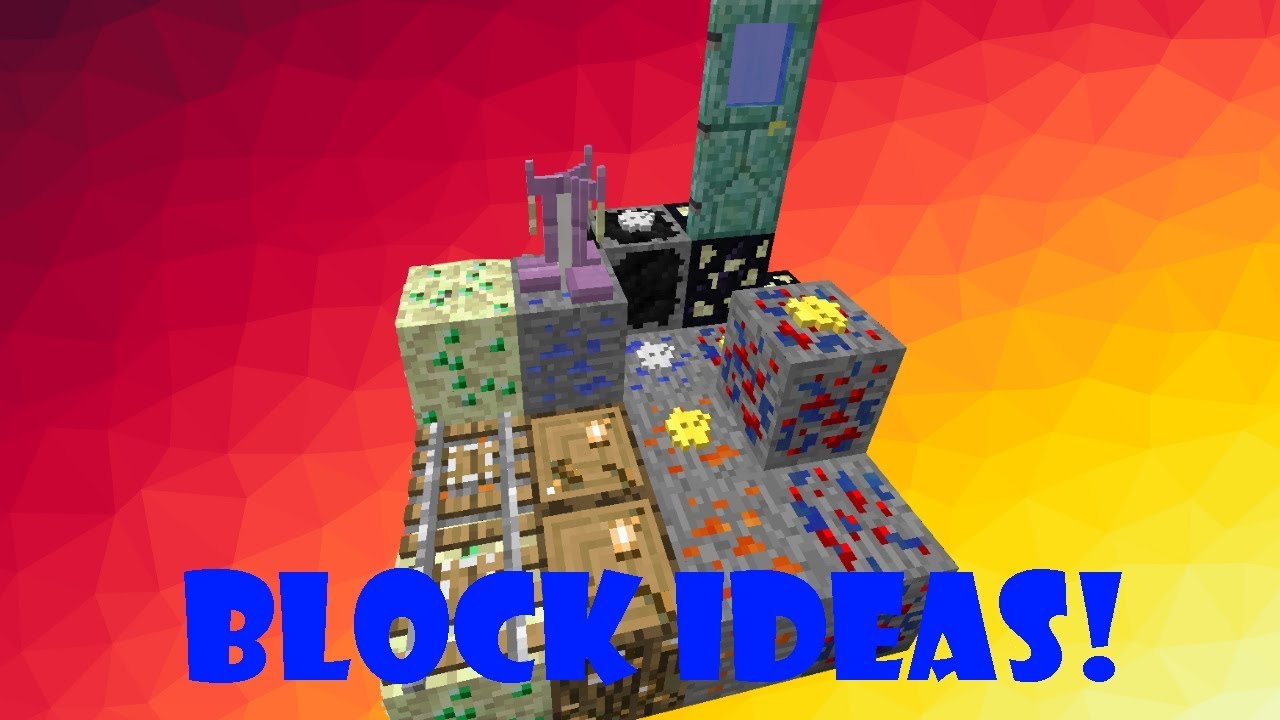 Minecraft Block ideas! - YouTube