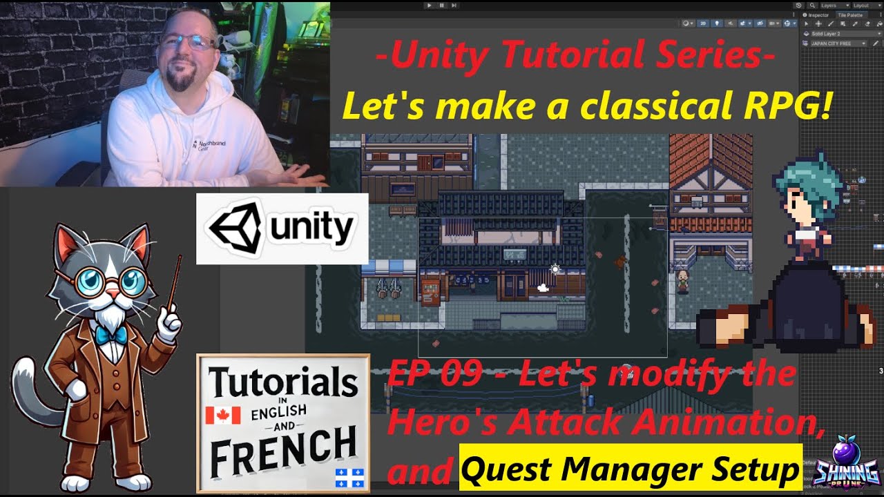 Unity Tutorial Series - Episode 09 (English Version) - YouTube