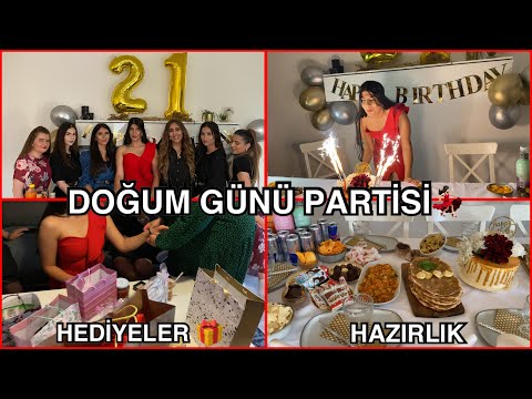 KIZ KARDEŞİMİN DOĞUM GÜNÜ💃🏻 HAZIRLIKLAR, MASA DEKORU, PASTA, HEDİYELER, OYUN HAVASI - GÜNLÜK VLOG