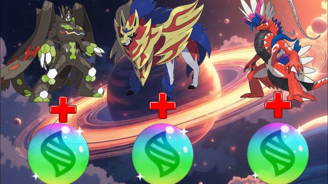 What if Zygarde,Zamazenta,koraidon had mega evolution 🧬 | OP POKE TECH ...