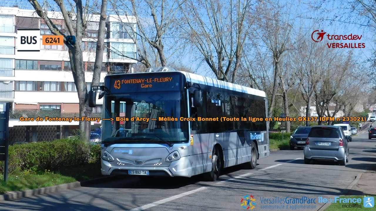 [Ligne 6241 TDV Versailles] GX137 IDFM n°233021 – Gare de Fontenay-le-Fleury à Méliès – Croix ...
