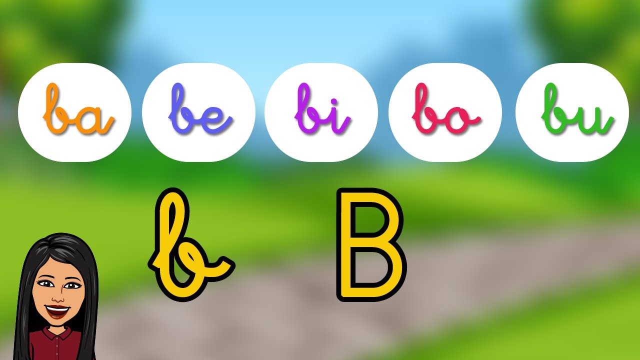 💎 Sílabas Ba Be Bi Bo Bu | Letra Ligada - YouTube
