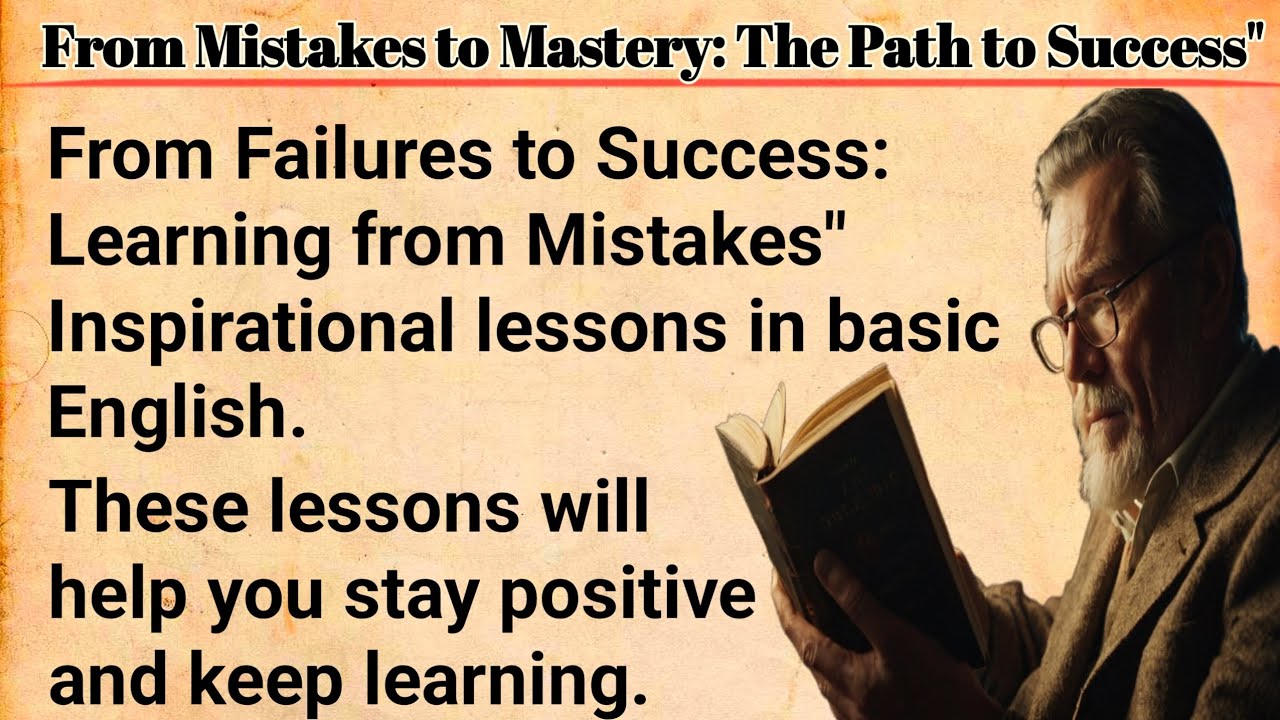 From Mistakes to Mastery: The Path to Success |learning English whit ...