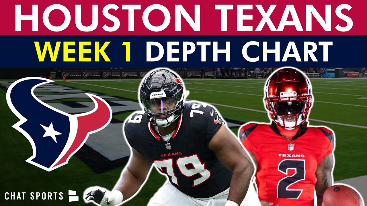 Houston Texans Week 1 Depth Chart REVEALED! DeMeco Ryans Is ALL IN On ...