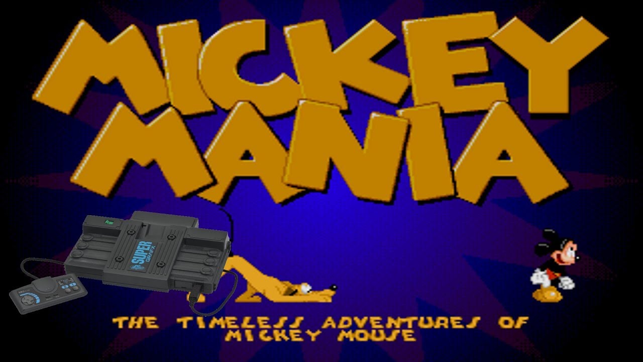 Mickey Mania - Ghosts 1 (PCE/TG-16 Cover Oscilloscope View) - YouTube