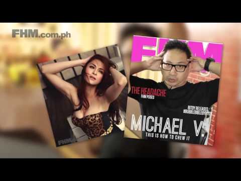 Michael V. Imitates FHM Cover Girl Poses