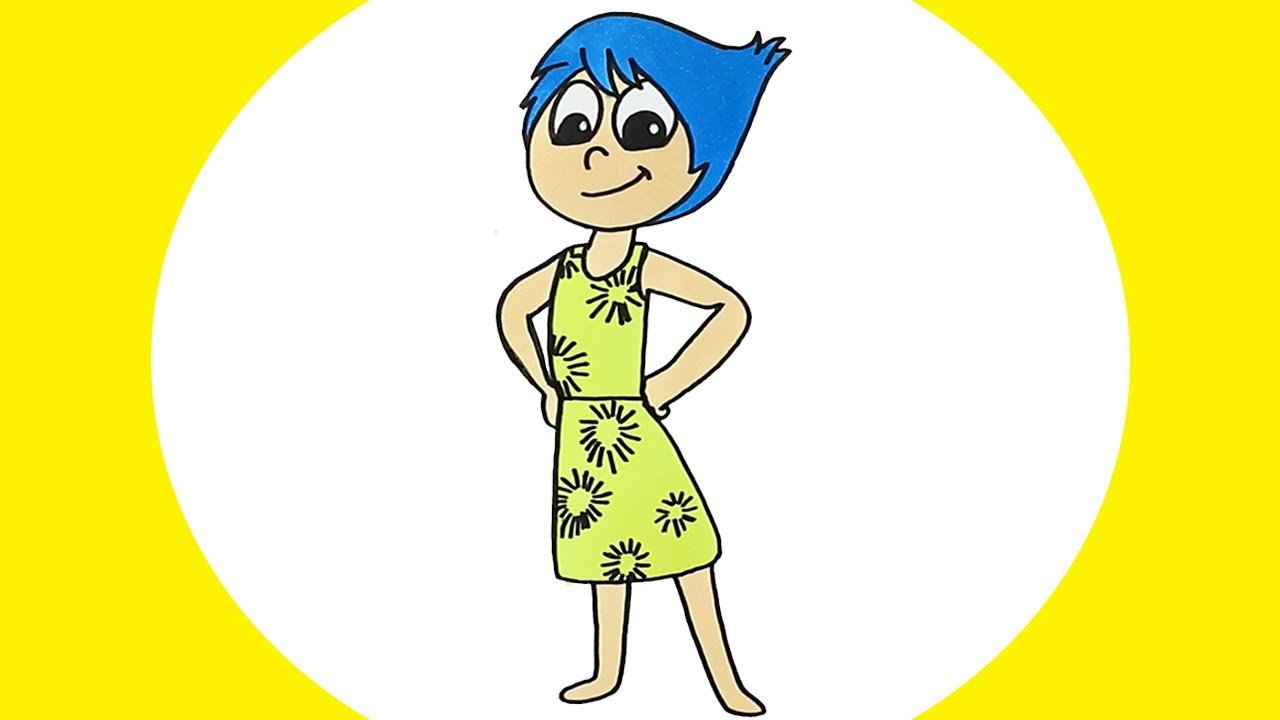 Divertida Mente Alegria desenhos para desenhar 😊 how to draw. - YouTube