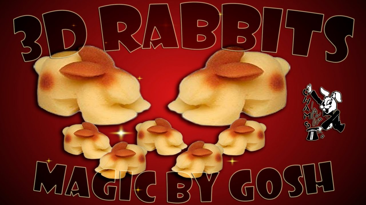 3D Rabbits by Magic Gosh - YouTube