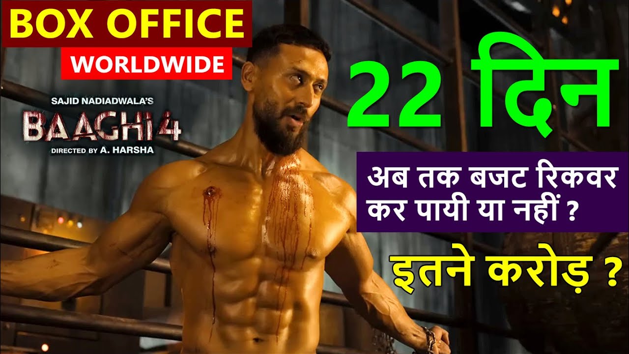 Baaghi 4 Box Office Collection Day 22, total worldwide collection, hit ...