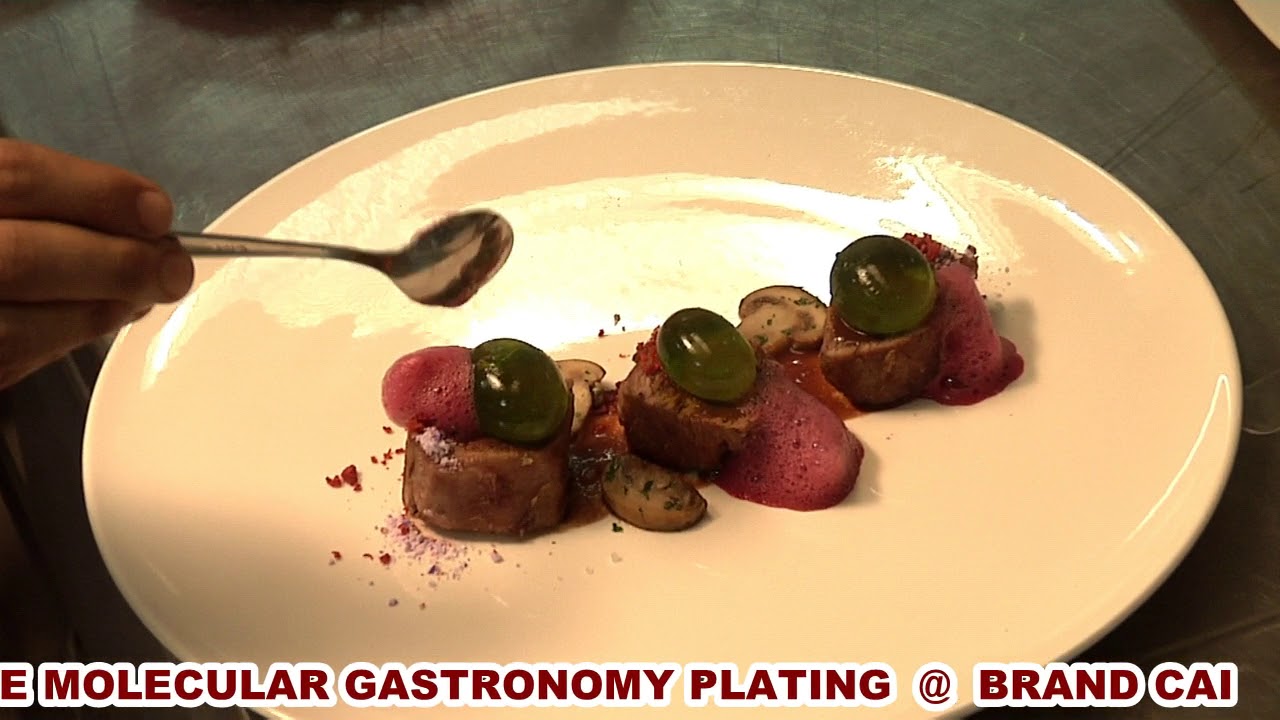 EXCLUSIVE MOLECULAR GASTRONOMY PLATING - YouTube