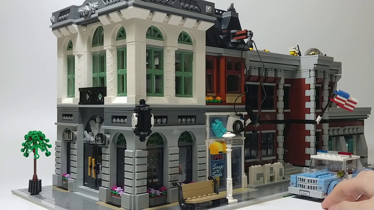 레고 배트맨 고담시 경찰서 모듈러 창작(Lego batman Custom GCPD Police station Modular ...