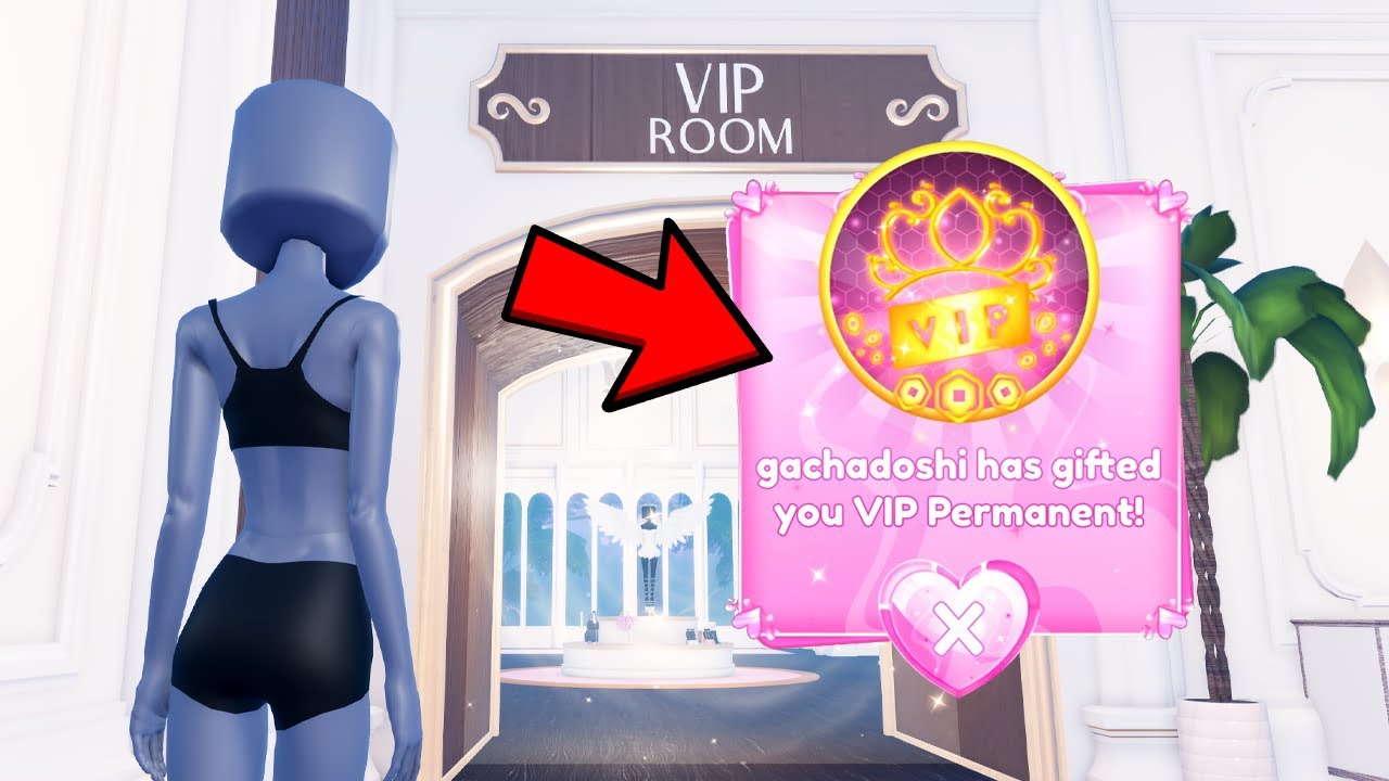 HOW TO GET GIFTED FREE VIP IN DRESS TO IMPRESS - YouTube