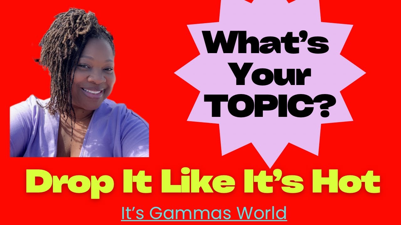 Drop It Like It's HOT TOPICS! WEDNESDAY! - YouTube