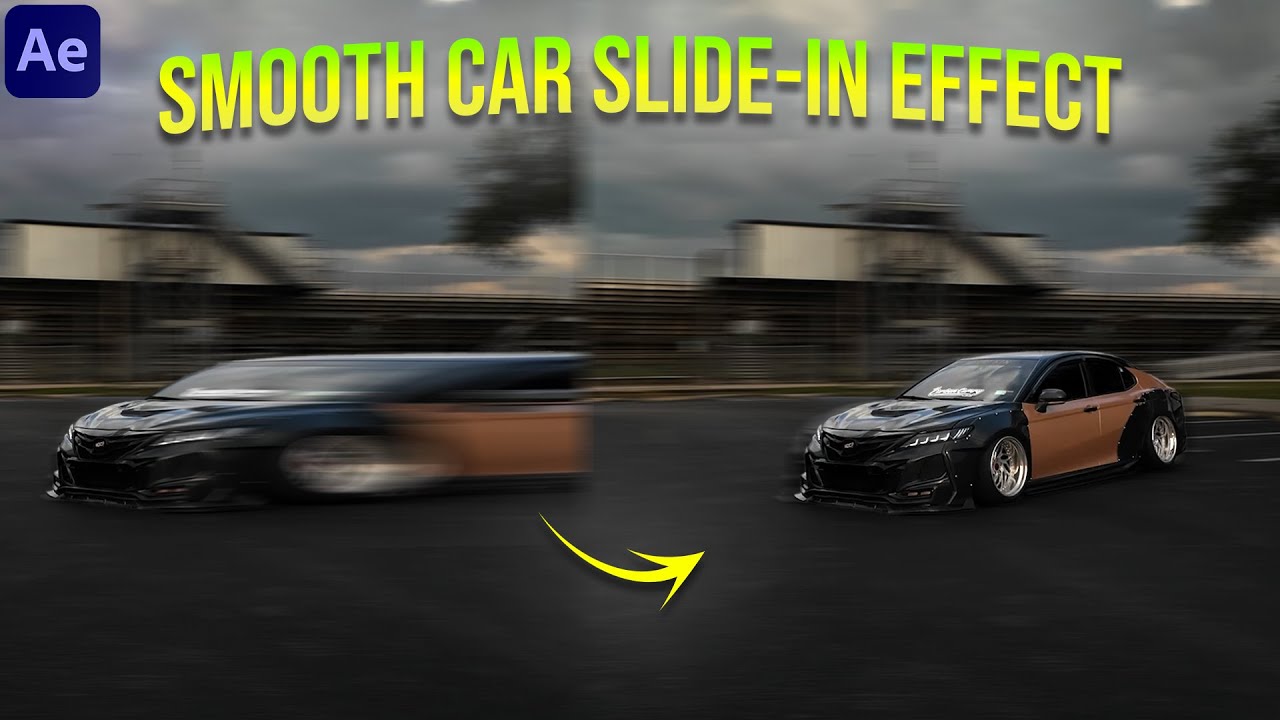 Smooth Car Slide-In / Stretch-In Effect in After Effects - YouTube