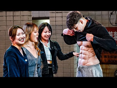 Fake Muscle Suit Prank In JAPAN