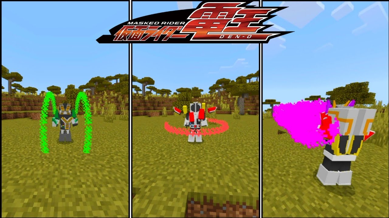 Kamen Rider Den-O Addon For Minecraft PE/Bedrock 1.20 - YouTube