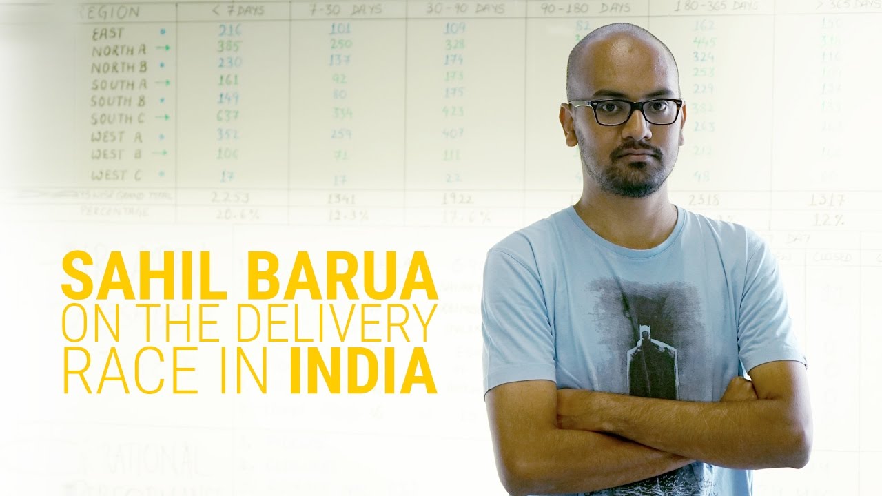 Sahil Barua on the delivery race in India - YouTube