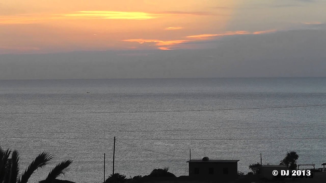 Falassarna Beach CRETE Sunset - FALASSARNA BEACH KRETA Sonnenuntergang ...