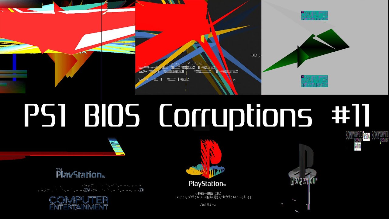 PS1 BIOS Corruptions #11 - SCPH-1001 [psxfin] - YouTube
