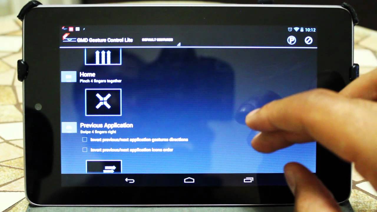 Multiple Finger Getures on Android | Gesture Control Android ...