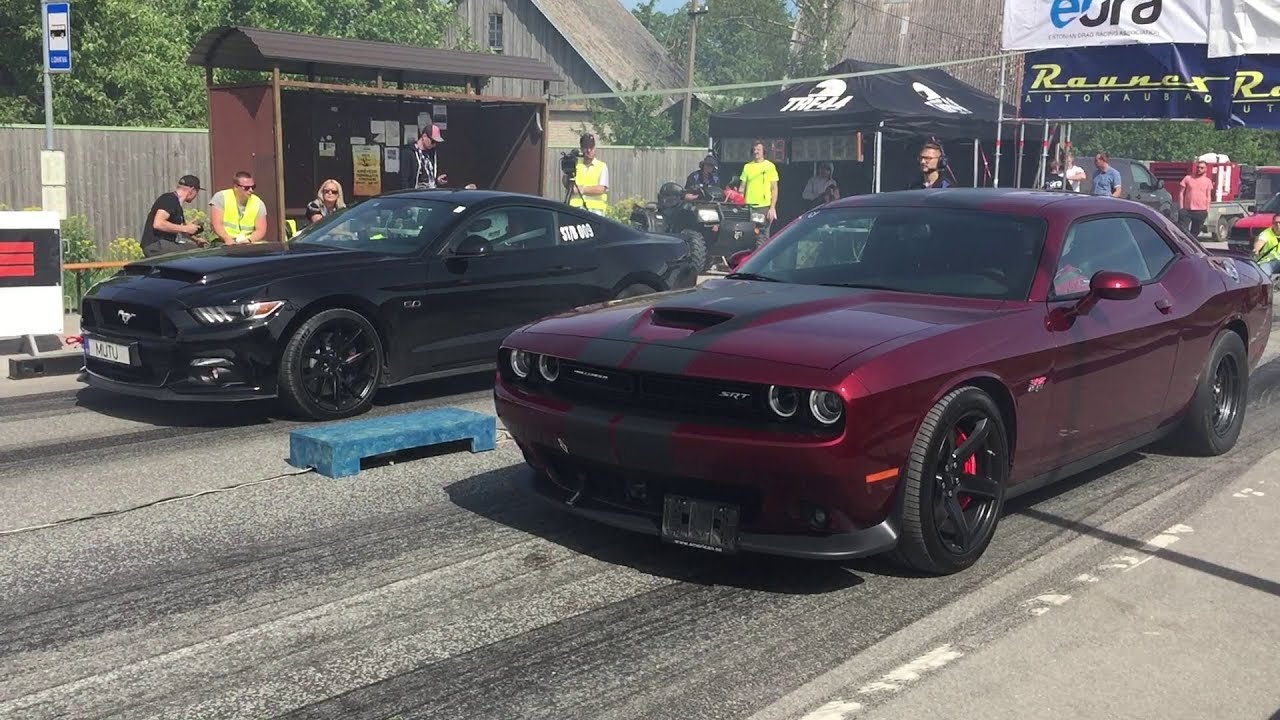 2018 Dodge Challenger SRT 392 vs 2017 Ford Mustang GT 5.0 Supercharged ...