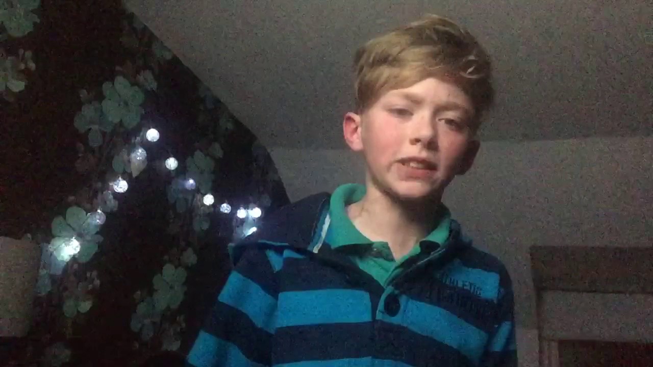White Kid sings rap god fast part - YouTube