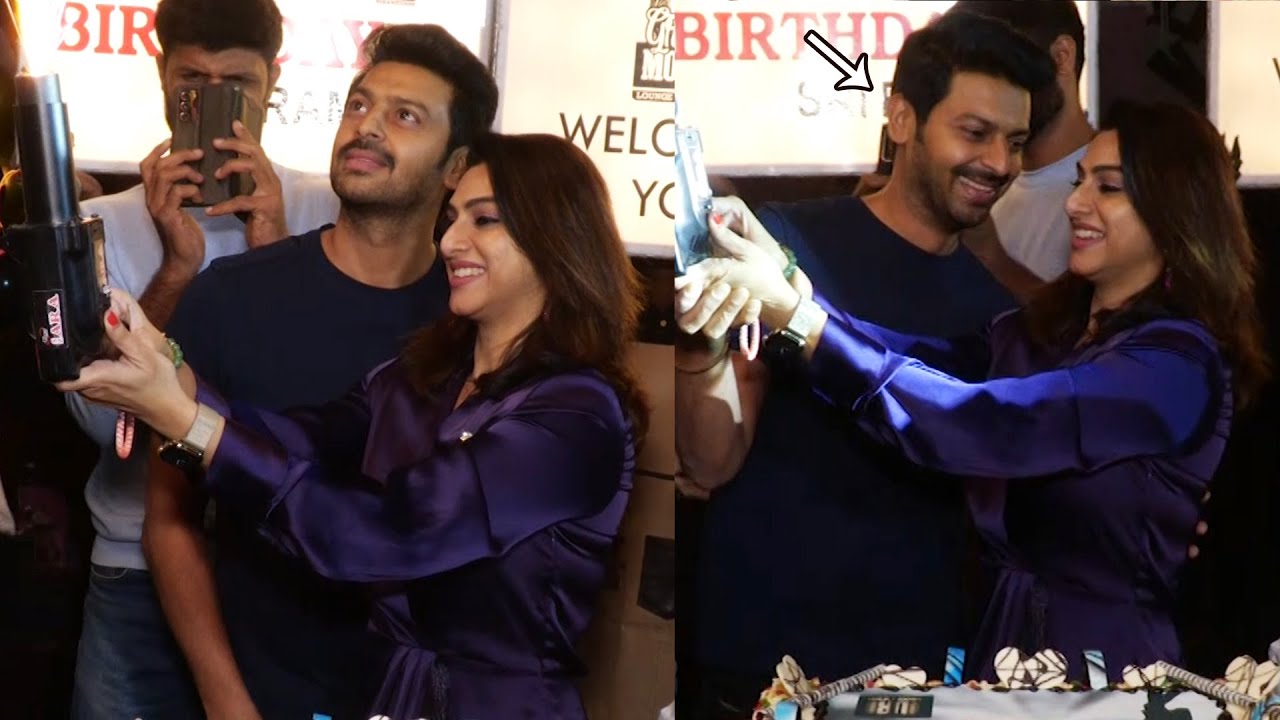 Hero Sriram & His Wife Vandana Visuals at Grease Monkey Pub | Hero ...