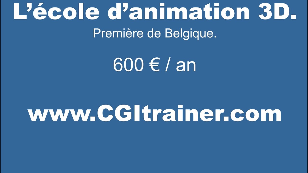 Ecole d'ANIMATION 3D - YouTube
