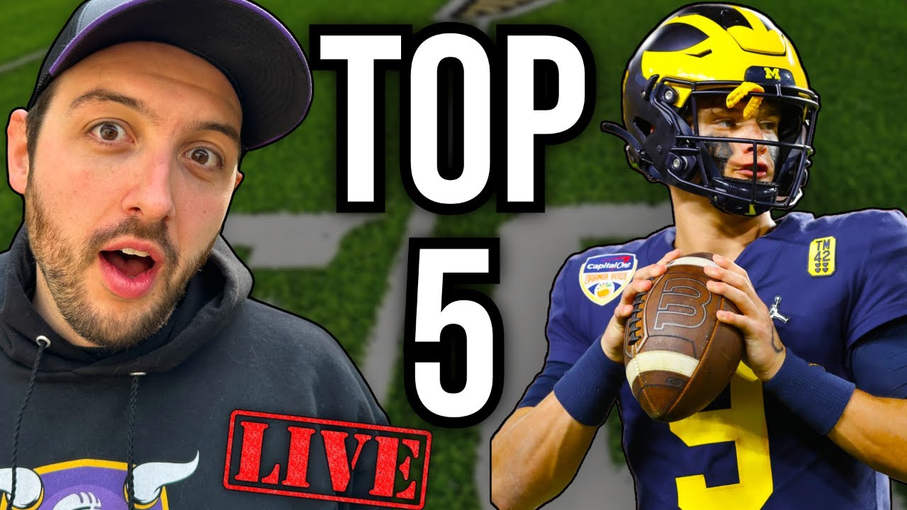 TOP QUARTERBACKS IN THE 2024 NFL DRAFT! Who Should The Minnesota ...