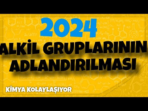 Alkil gruplarının Adlandırılması(Yaygın Adlandırma) 12