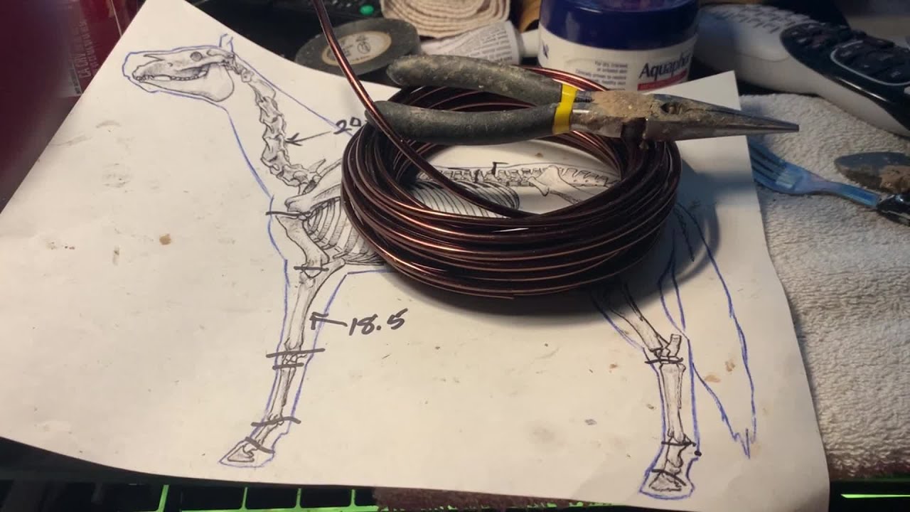 GIFTS FOR A BRIDE, Making 2 More Horse Armatures - YouTube