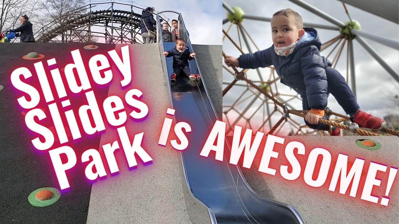 Slidey Slides Park at the PNE in Vancouver BC Canada - YouTube