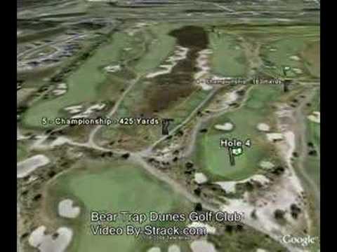 "Bear Trap Dunes Golf Club (Grizzley)" Flyover Tour - YouTube
