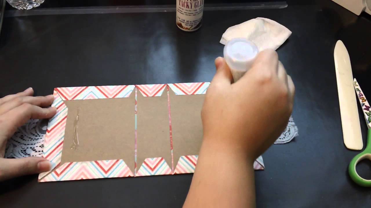 Twine Binding Mini Album Tutorial - YouTube