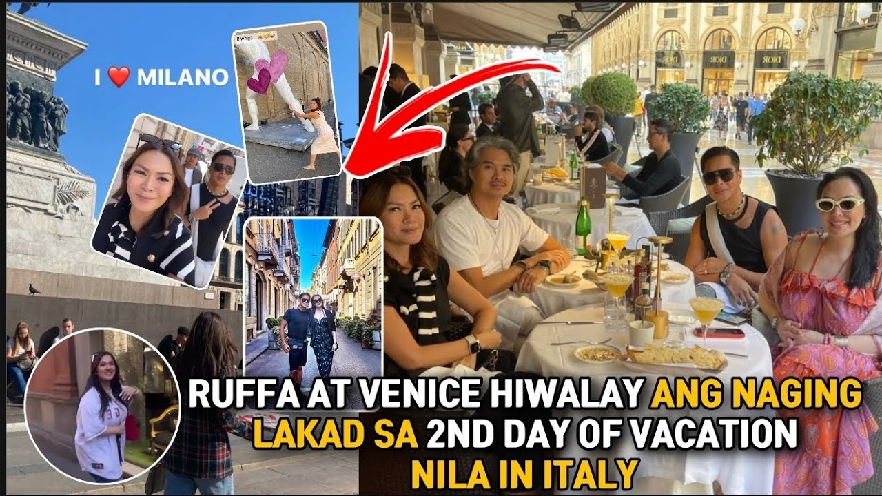 VENICE BEKTAS AT RUFFA HIWALAY ANG LAKAD SA 2ND DAY OF VACATION NILA SA ...
