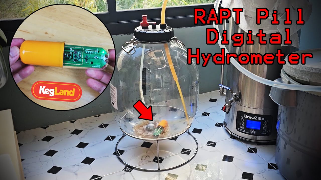 รู้งี้หามาใช้นานละ RAPT Pill Hydrometer & Thermometer Wifi & Bluetooth ...