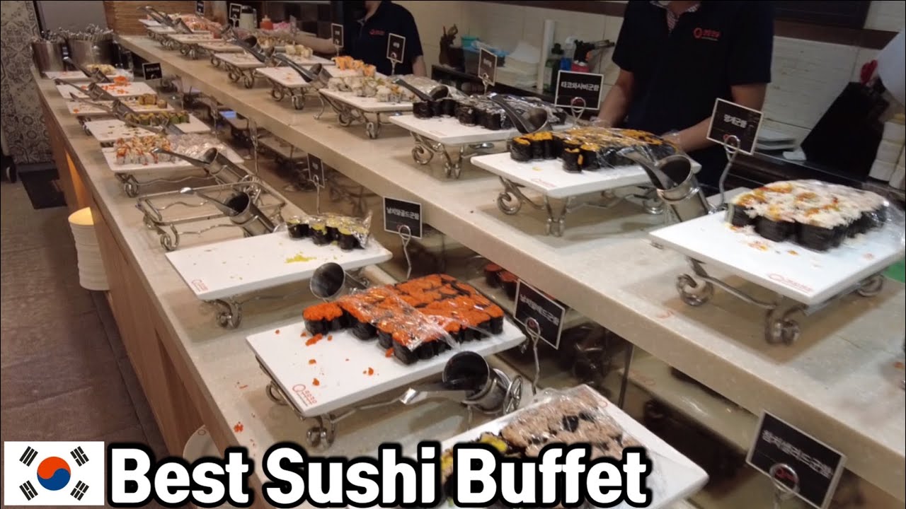 [Korea31] Best Sushi buffet in Korea??? - YouTube