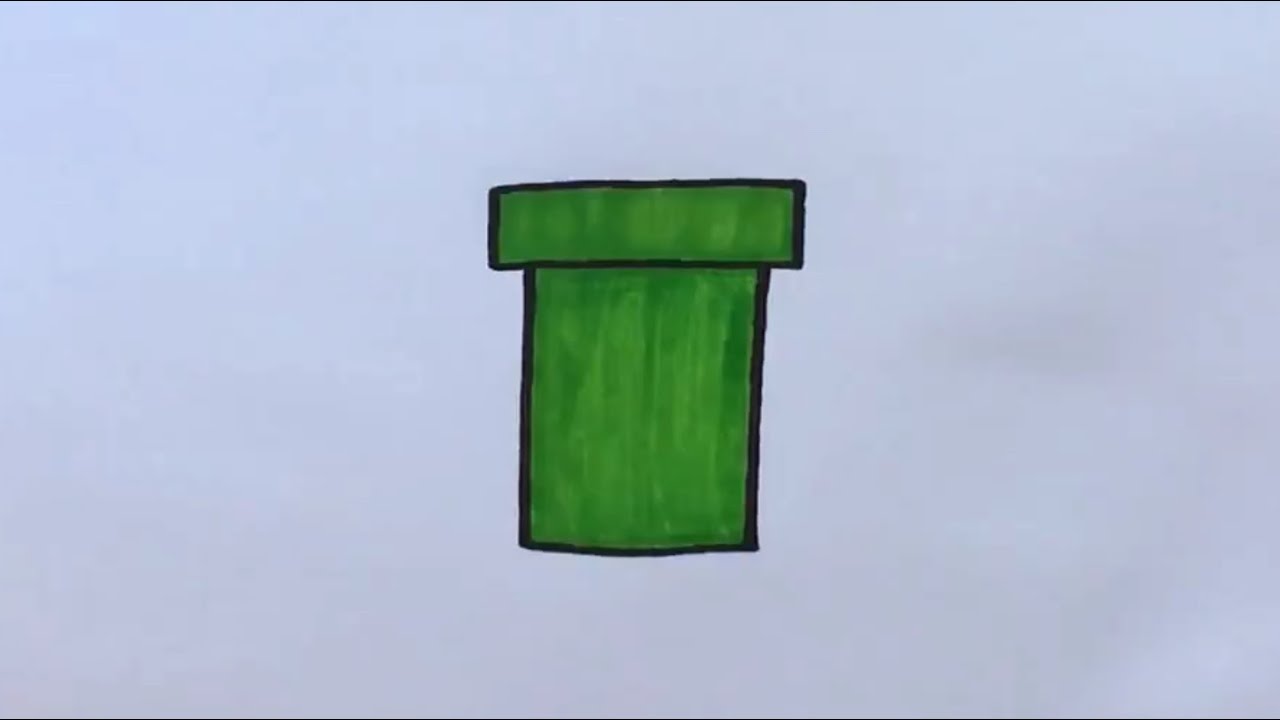 How to draw Mario Pipe ️ - YouTube