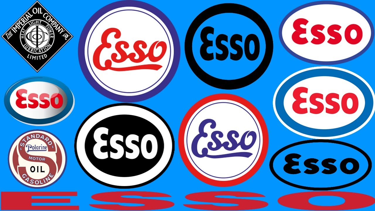 evolution of Esso LOGO 1880 - 2024 - YouTube