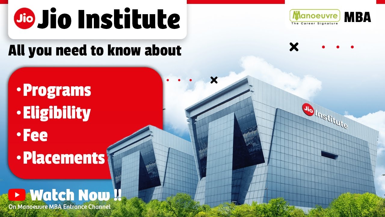 All About JIO Institute - Programs Offered | Eligibility | Fees ...