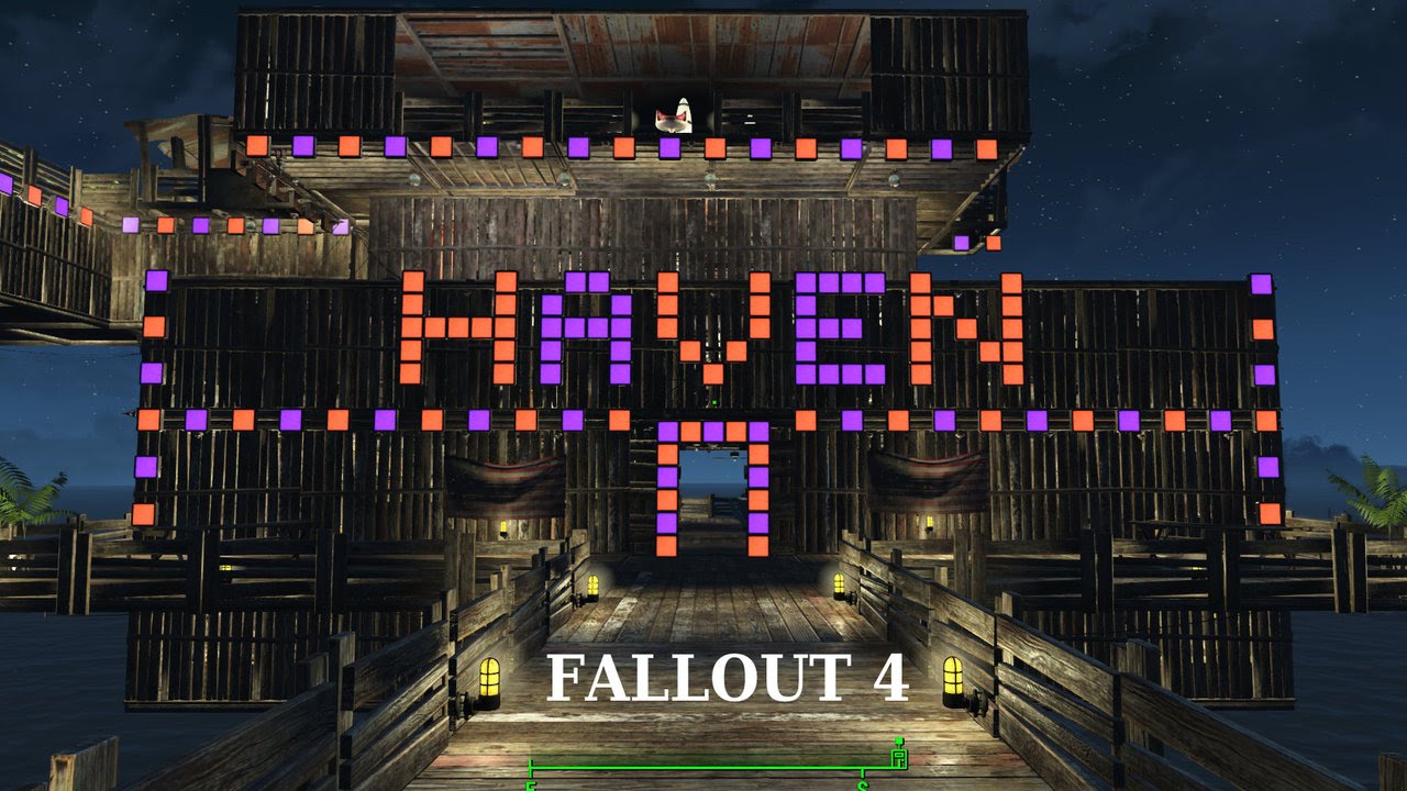 HAVEN! Fallout 4 Sky Settlement - Kingsport Lighthouse - YouTube